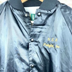 WearGuard | Jackets & Coats | Vintage Wear Guard Black Satin Snap ...